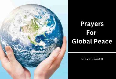 35 Powerful Prayers For Global Peace 2026 Prayerlit