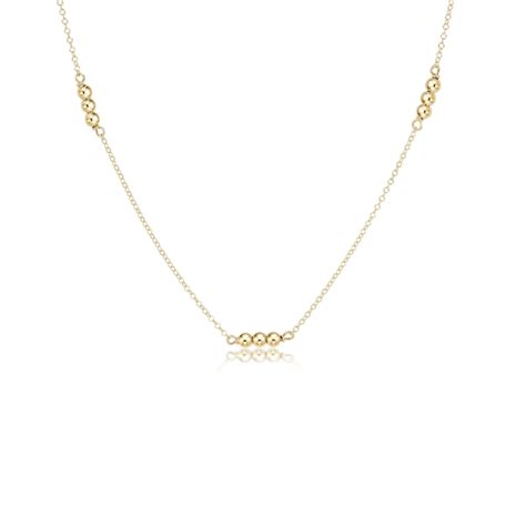 15″ 3mm Choker Joy Simplicity Chain Gold Gold Bronze Lady Boutique
