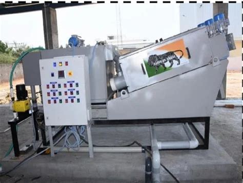 Stainless Steel Sludge Dewatering System Capacity 500 Lph At ₹ 280000
