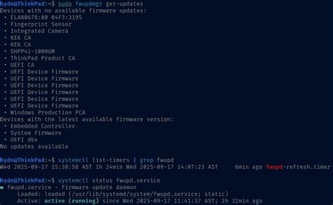 How To Upgrade Thinkpad Firmware On Linux Fwupd