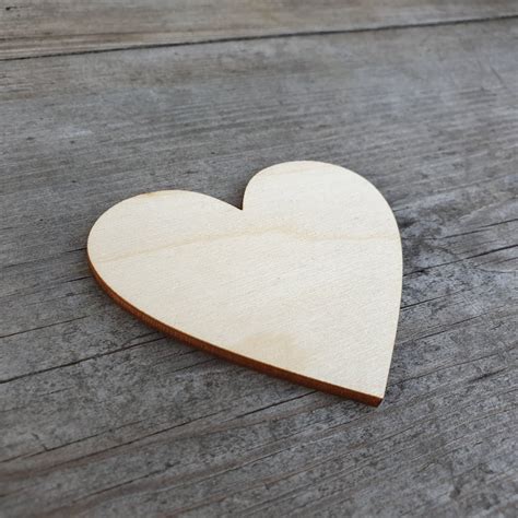 Wooden Hearts Etsy