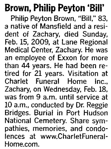 Philip Peyton Brown 1925 2009 Find A Grave Memorial