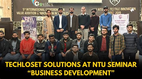 techloset solutions on linkedin techloset solutions at ntu seminar “business development”
