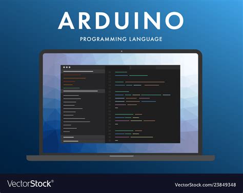 Arduino Programming Language Royalty Free Vector Image