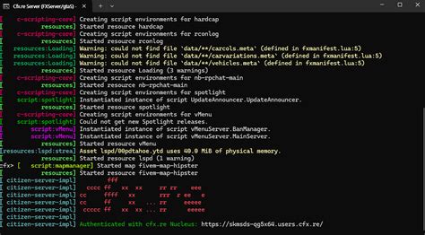 vehicles to the server errors resource support cfx re community