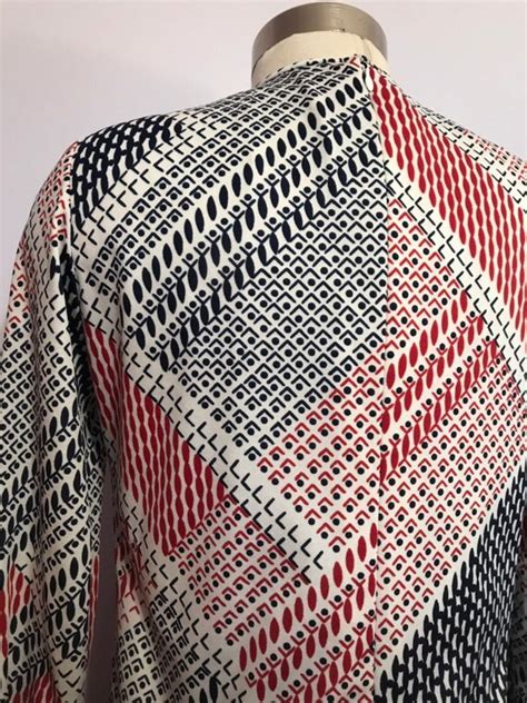 Vintage 1960 Adele Simpson Designer Label Polyester J Gem