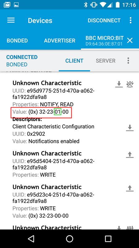 The Bluetooth Developer Sending Commands From A Microbit Over Bluetooth