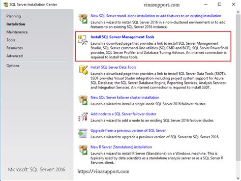 Hướng Dẫn Download Và Cài đặt Microsoft Sql Server 2016 Vinasupport