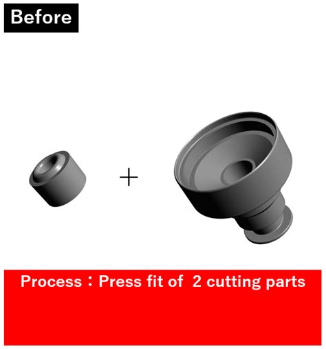 example of cost reduction by integrating injector nozzle components