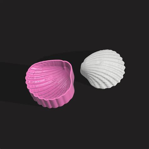 Stl File Sea Shell Bath Bomb Mold Stl Files 🐚・template To Download And 3d Print・cults