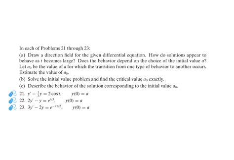 answered in each of problems 21 through 23 a … bartleby