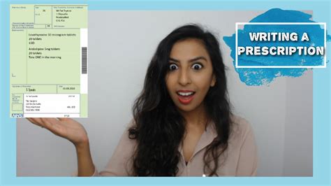 Writing A Prescription YouTube