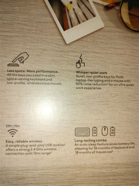 Logitech Wireless Keyboard And Mouse Computers And Tech Parts