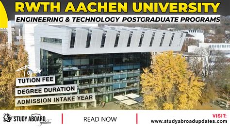 Rwth Aachen University Engineering And Technology Programs