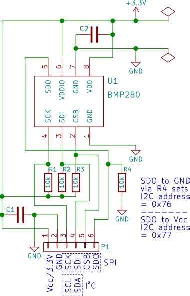 Gy Bmp Pressure Sensor Module Pinout