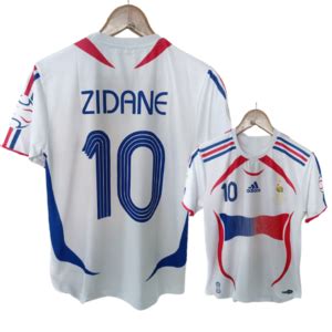 Zidane 1998 World Cup Home Jersey Retro Collection Cyberried Store