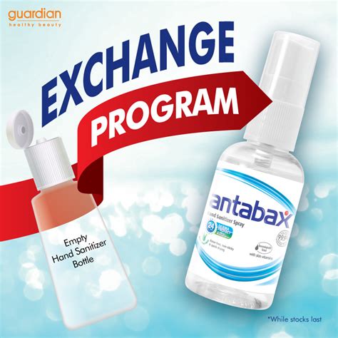Guardian: FREE Antabax Hand Sanitiser Spray 50ml Exchange Program ...