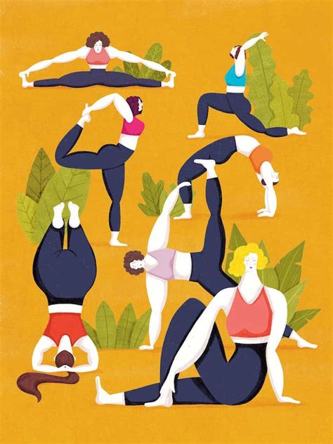 Yoga Poses 1 Rachellucettte Art Print By Rachel Lucette Fy