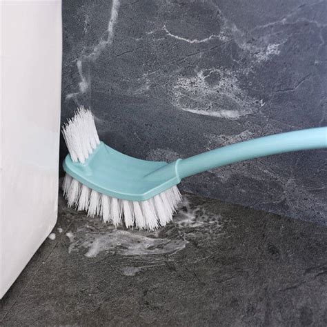 แปรงล้างห้องน้ำ แปรงขัดพื้น แปรงขัดพื้น แปรงมีด้าม มีขนแปรงด้านล่างและด้านบน ใช้งานสะดวกมากขึ้น