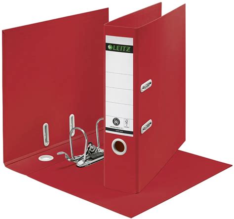 Leitz Classeur Recycle 180 Degrés 80 Mm Rouge