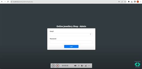Online Jewellery Shop Management System Project In Php