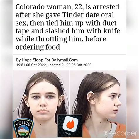 Lauren Marie Dooley 22 Arrested After She Tied Up Her Tinder Date 🔪d