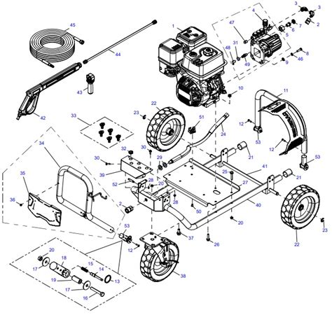 Generac Pressure Washer G0088730 Replacement Parts4000 Psi Pump