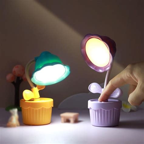 Cute Flower Shape Night Light Led Table Lamp Price In Bangladesh