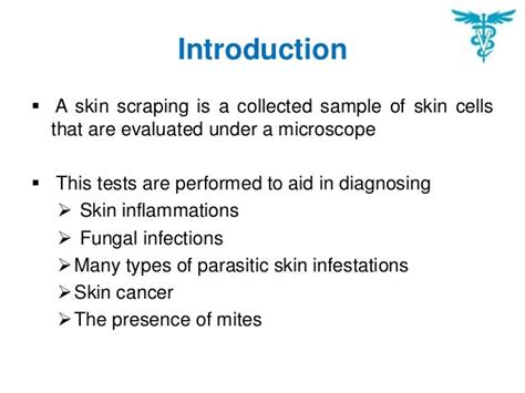 Skin Scraping Test