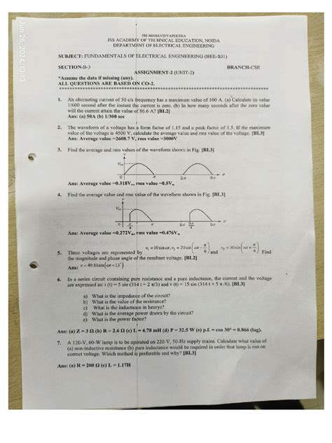 Ee Assignment 23 Pdf