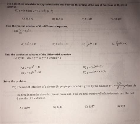 Solved Use A Graphing Calculator To Approximate The Area
