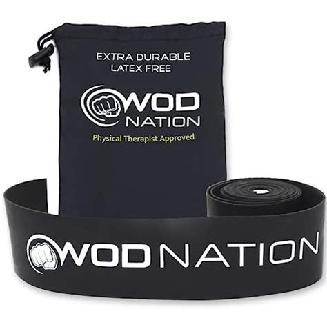 Wod Nation Floss Bands 1 Pack Heavy Black Compression Band