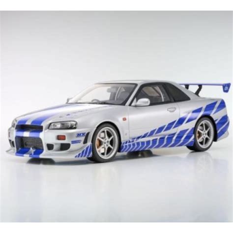 Kyosho 京商 1 12 巨大比例 玩命關頭2 日產 Nissan Skyline R34 Gt R 2001 Fast