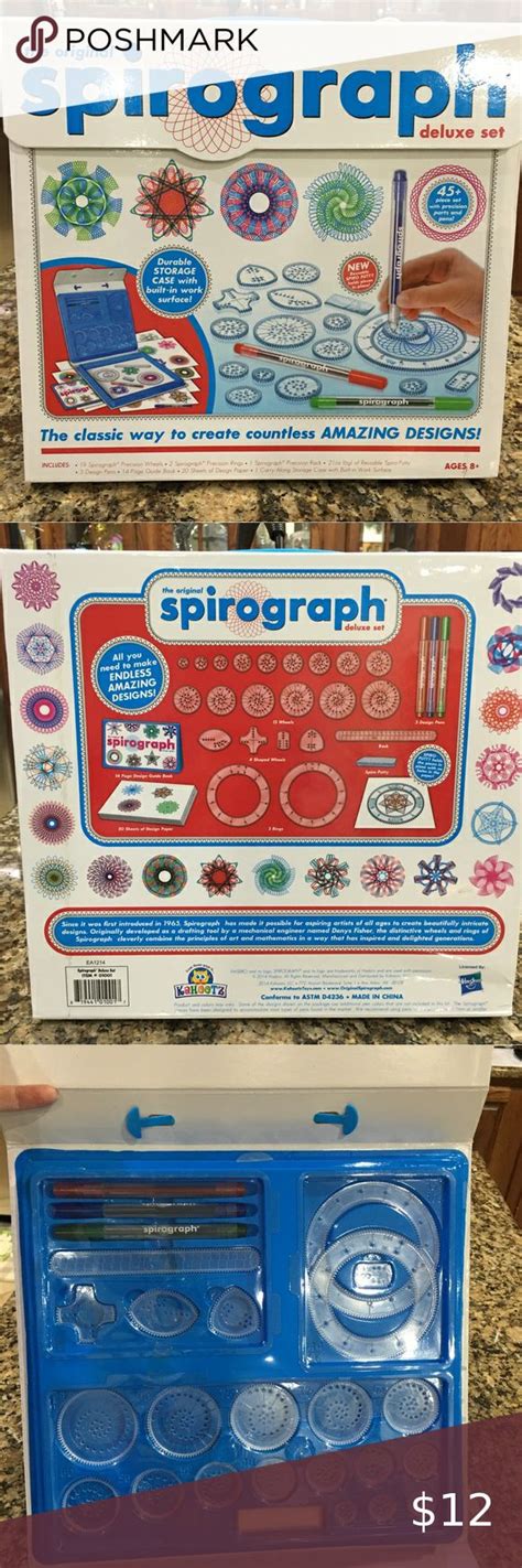 Hasbro Original Spirograph Deluxe Kit 🌹 Original Spirograph