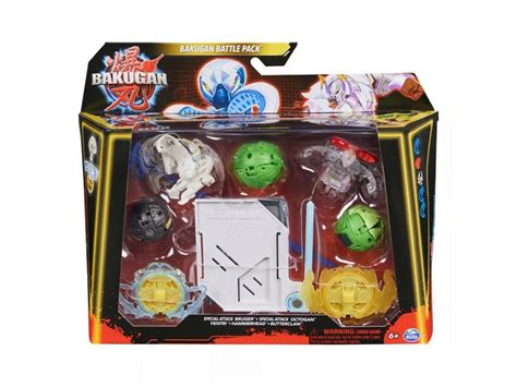 Bakugan Battle Pack White Base Special Attack Bruiser Toytown