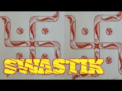 How To Draw Swastik Mandala Art For Beginner Step By Step