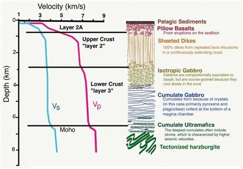 Representation Of The Ocean Crust The Seismic Structure From Seismic Download Scientific