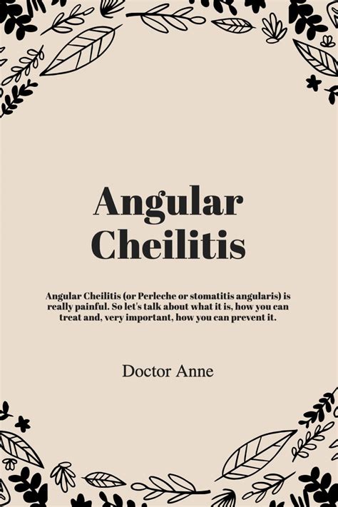 How To Get Rid Of Angular Cheilitis Cracked Corners Of Mouth Tooth