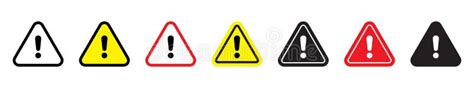 Caution Triangular Signs Danger Warning Sign Attention Sign Danger