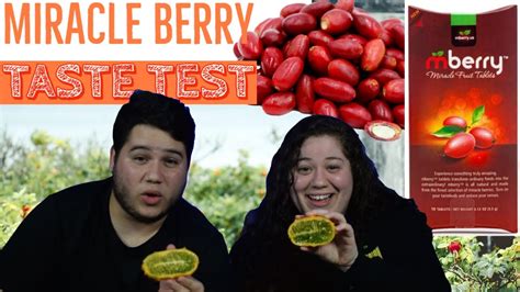 Miracle Berry Taste Test Youtube