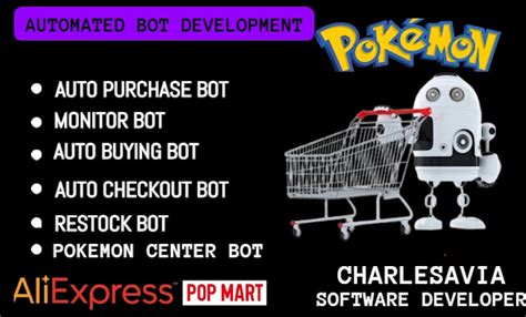 build pokemon center bot pokemon bot tcgplayer bot auto purchase bot by danielflorence0 fiverr