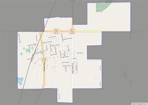 Map Of Apache Town Thong Thai Real