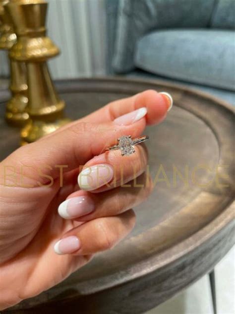 Igi Certified Engagement Rings 14k Gold Ring Lab Grown Diamond