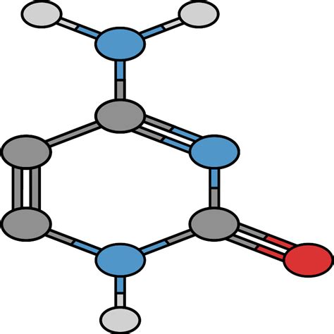 Cytosine Molecule Figure Science Figures
