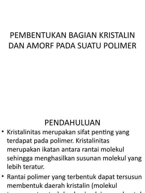 Ppt Polimer Pdf