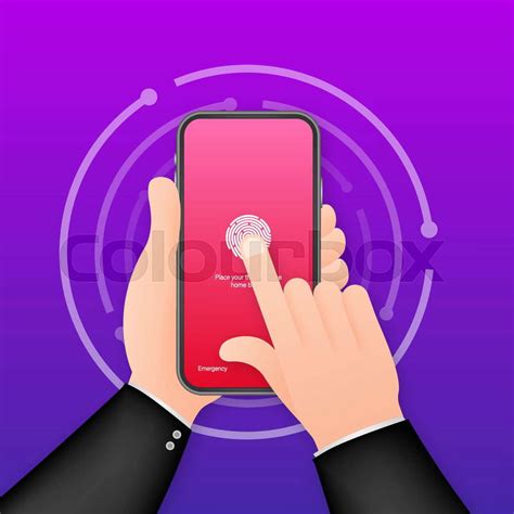 Screen Lock Authentication Password Smartphone Background Te Colourbox