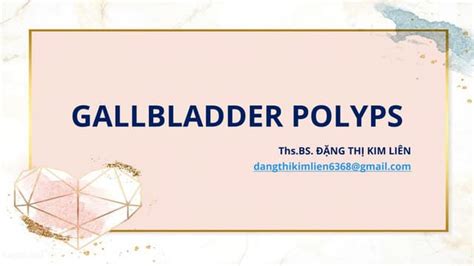 Gallbladder Polyps điều Trị Polyp Túi Mật Pdf