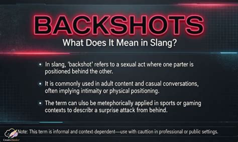Backshots Meaning Adult Term Turned Social Slang