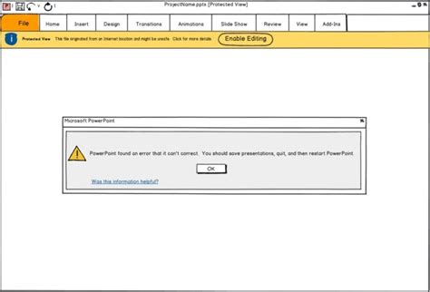 Microsoft PowerPoint Found On Error That It Cant Correct Techyv