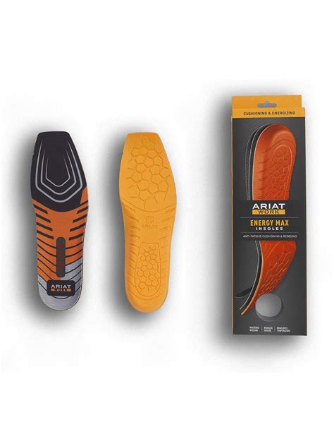 Ariat® Mens Energy Max Work Insole Wide Square Toe Elis Western Wear